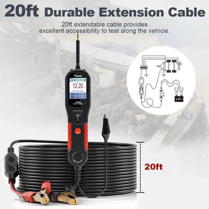VDIAGTOOL V200 Pro Power Circuit Probe Tester & Voltage Tester