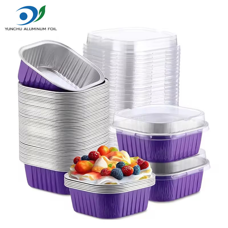 300ml Mini Colored Square Disposable Puddings Yogurt Brownie Cake ...