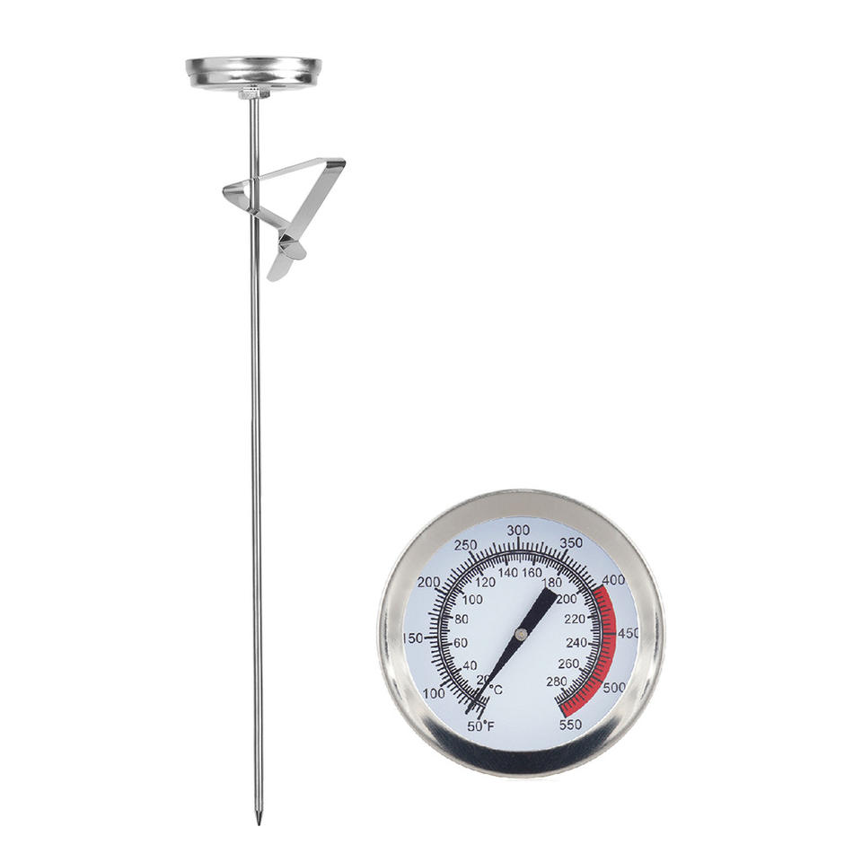 Oil Thermometer Food Thermometer Kitchen Probe Type Deep Fryer Oil ...