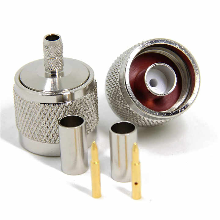 N Male Crimp on Plug Connector for 3DFB 5DFB RG-58 50 Ohm Low Loss RF Coaxial Cable| Alibaba.com