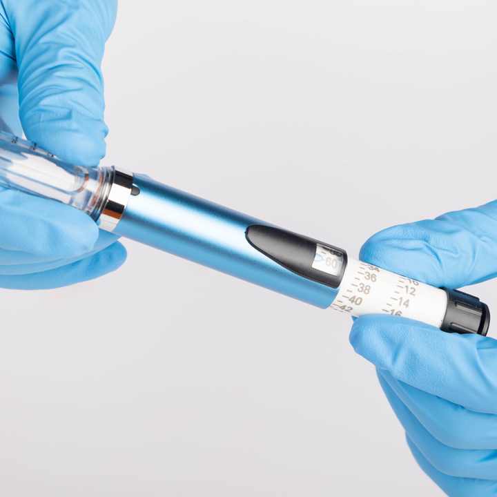 Reusable Peptides Insulin Injection Pen Case 3ML Cartridge 60IU Without ...