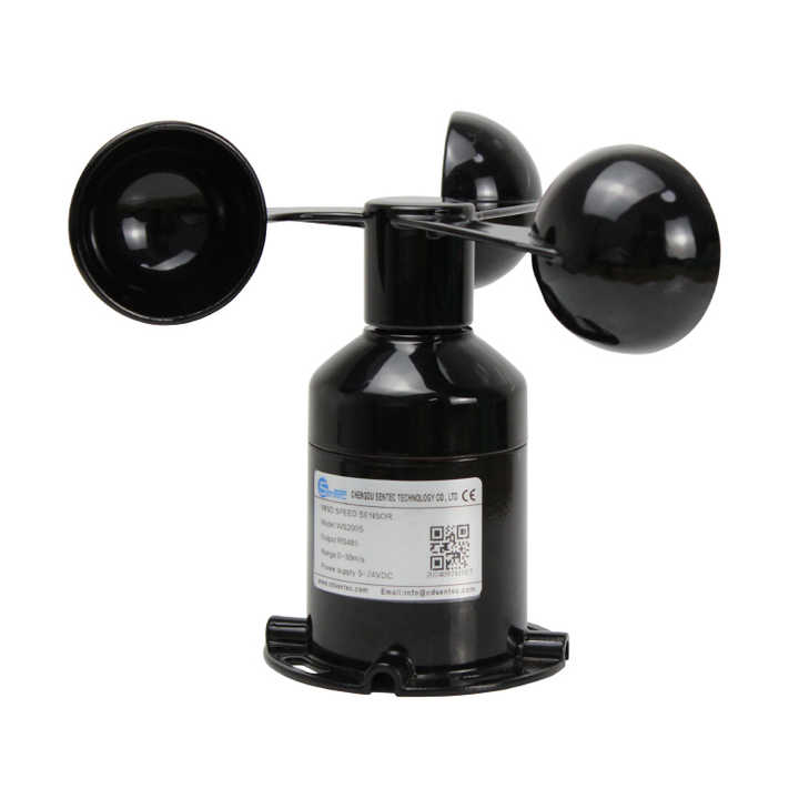 RS485 4-20mA Wind Turbine Anemometer Wind Meter Metal Cup Anemometer ...