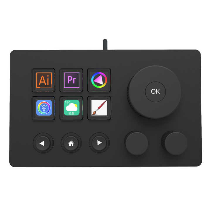 Stream Deck Custom Keyboard - 6 Key LCD Macro Keypad