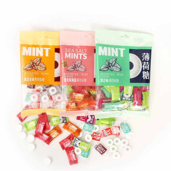 OEM Wholesale custom fruit mint candy zero sugar candy press tablet ...