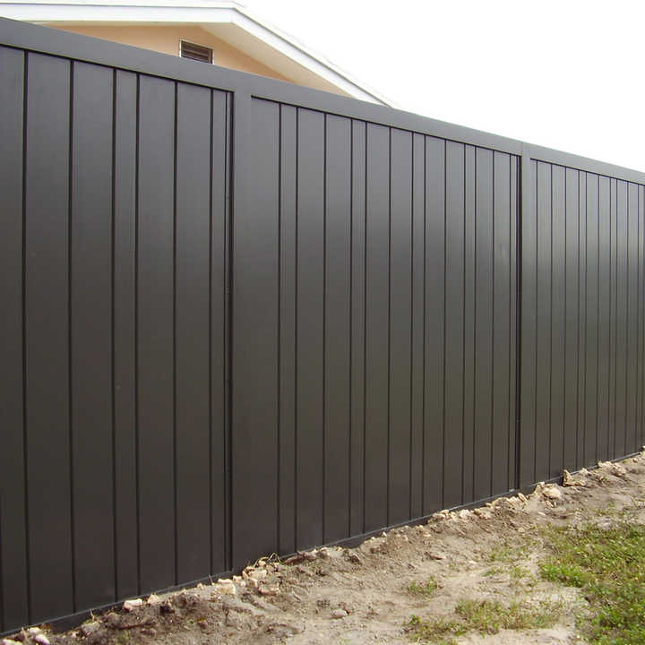 Customized Aluminum Boundary Wall Fence Boundary Metal Garden Fence ...