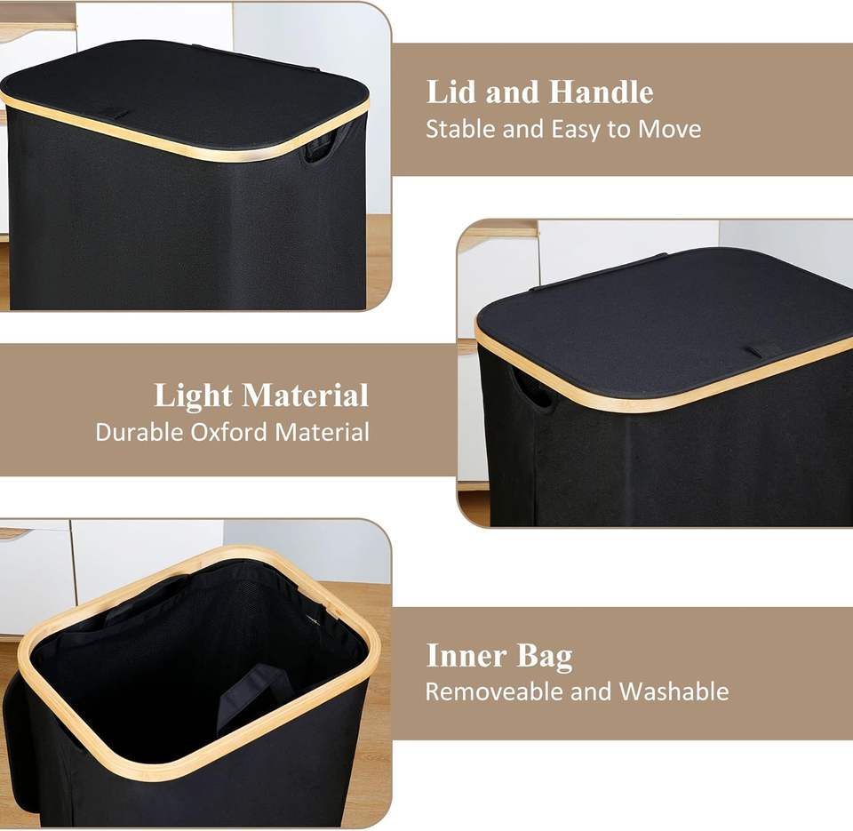 Large 100L Sustainable Modern Foldable Rectangle Oxford Cloth Storage ...