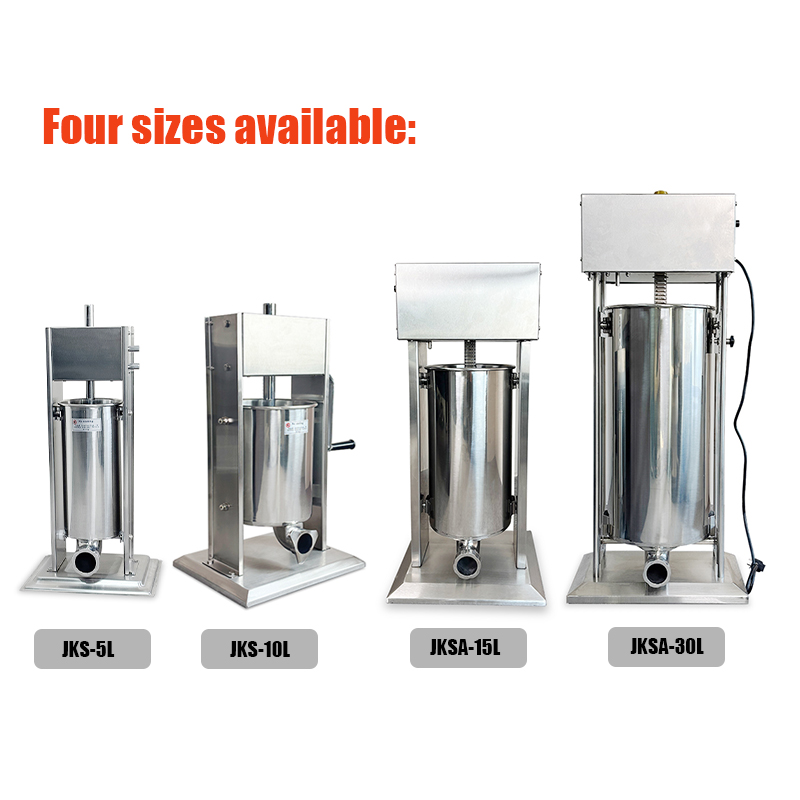 Sausage Stuffer - Stainless Steel Electric & Manual Machines