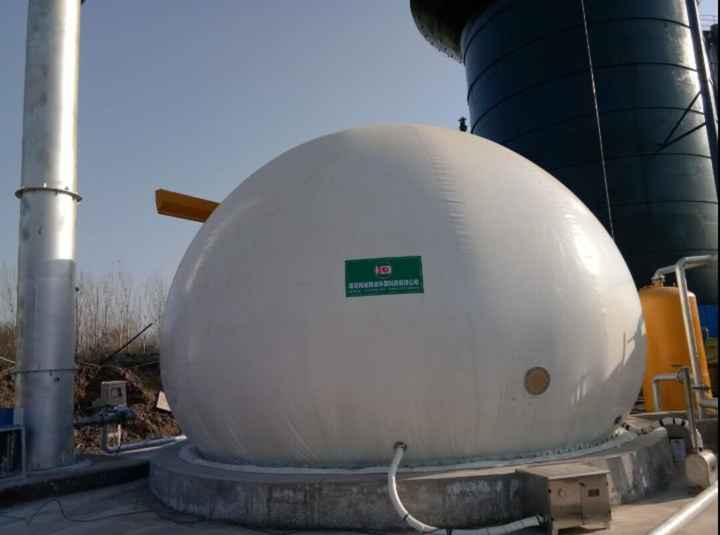 10000m3 Double Membrane Biogas Storage Balloon with Auto-Control System
