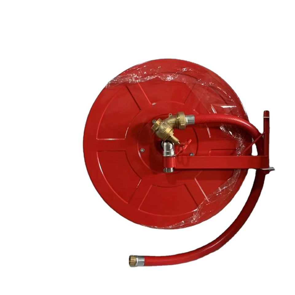 1 Inch Fire Fghting Hose Reel with Nozzle Fighting Equipment Emergency ...