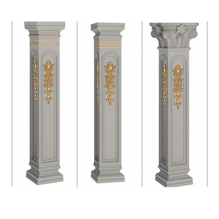 High Quality ABS Plastic Concrete Gypsum Roman Column Mold Pillar ...