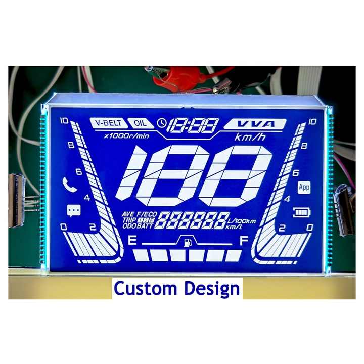 Custom Segment LCD Display for YAMAHA Aerox 155 Speedometer
