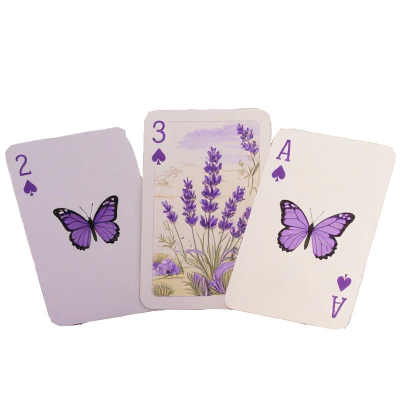 French Countryside Style Playing Card Romantic Peaceful Atmosphere for ...