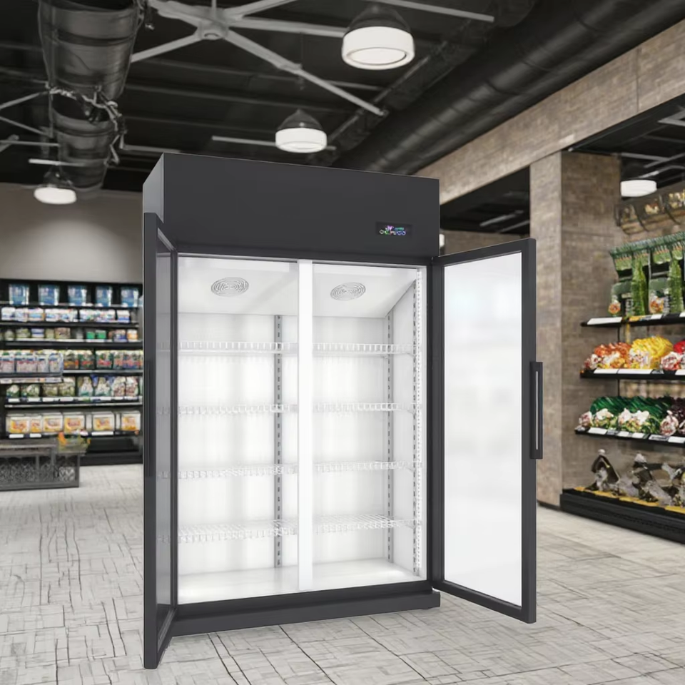 Vertical Refrigerator Display Display Cooler for Juice and Drinks ...