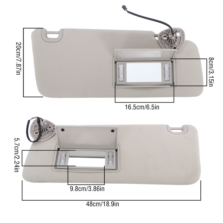 Car Interior Sun Visor Fir for Dodge Ram1500/2500/3500/4500/5500 2013 ...