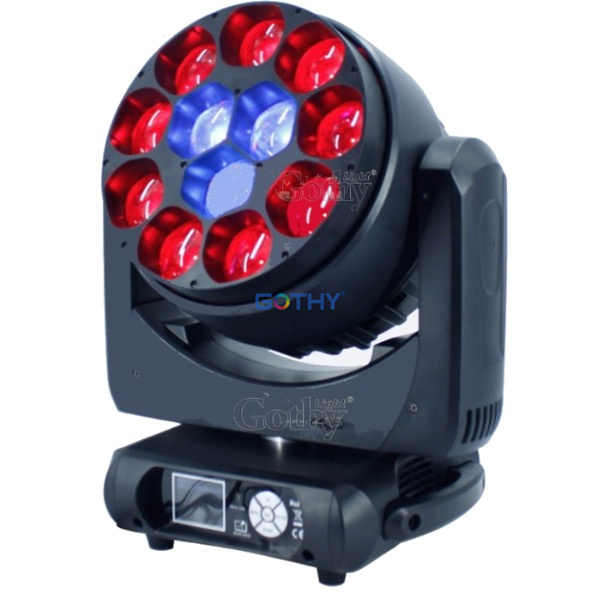 Guangzhou 12X40W RGBW Zoom Bee Eye Led Moving Head Wash Stage Lights ...