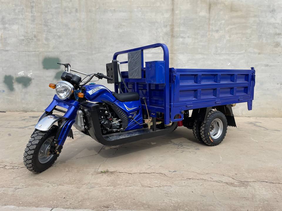 2025 New Model 250CC Heavy-duty 5-Wheel Motorized Cargo Tricycle Open ...