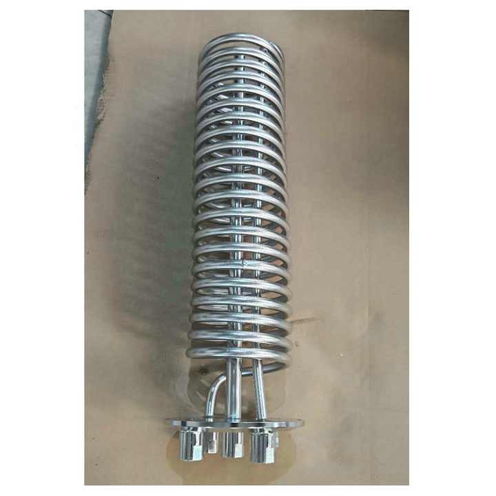 Stainless Steel Triclamp Tank Lid with NPT Fitting & Coil