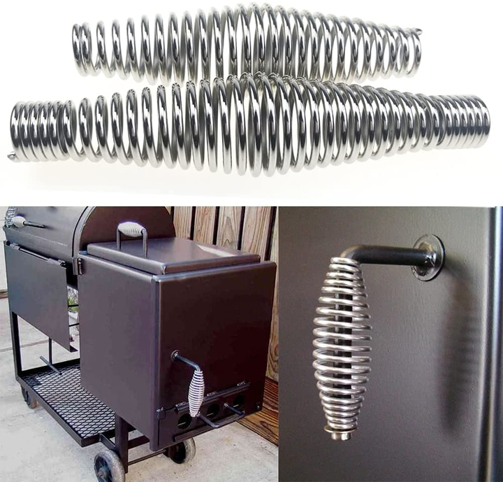 Outdoor Picnic Stove BBQ Smoker Grill - Steel Spring Handle