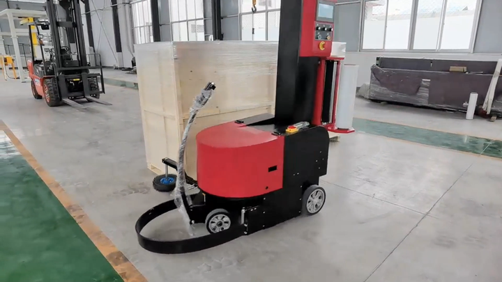 YUPACK Battery Powered Robowrapper Self Propelled Mobile Robotic Pallet ...
