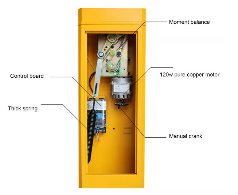 24v 120w BLDC Servo Motor Boom Barrier Gate Motor Barrier Mechanism for ...