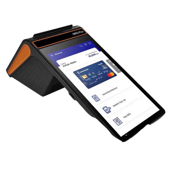 Android 12 Handheld POS Terminal with 80mm Thermal Printer