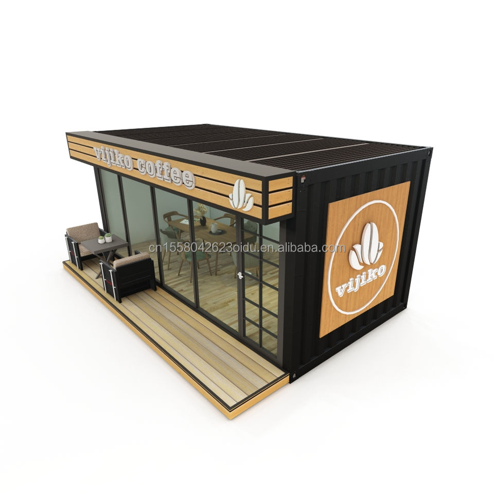 20ft & 10ft Prefabricated Container House - Shop Stall Kiosk