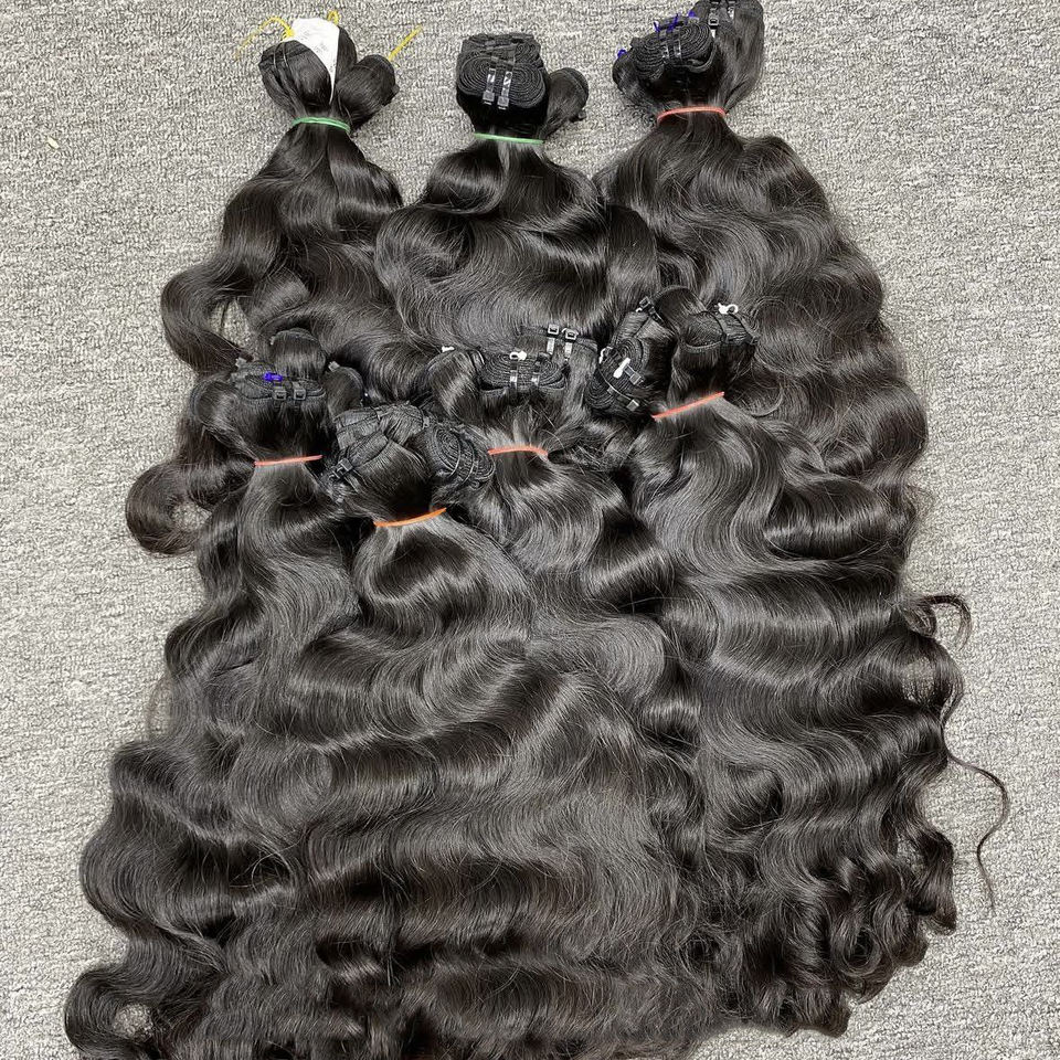 100% Unprocessed Raw Cambodian Hair Natural Wave Double Weft Top Raw ...