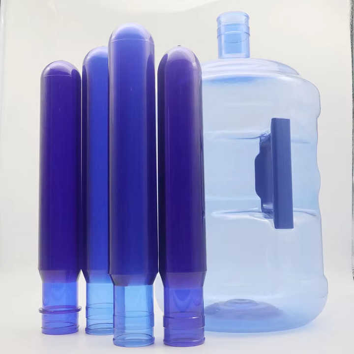 Custom Blue Plastic 55mm Neck 20 Liter 5 Gallon Bottle Preforms Pet ...