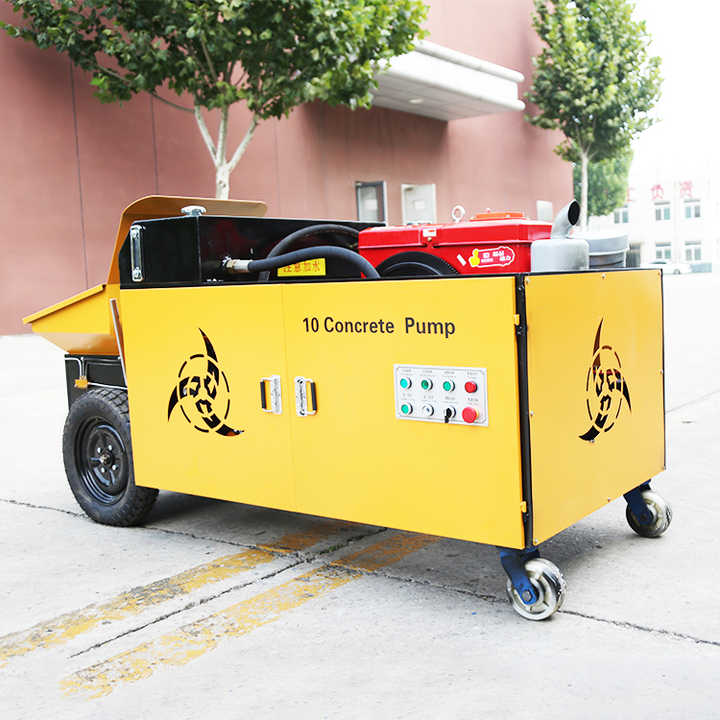 Diesel Powered Concrete Pump Truck for Construction Site Concrete Pump ...