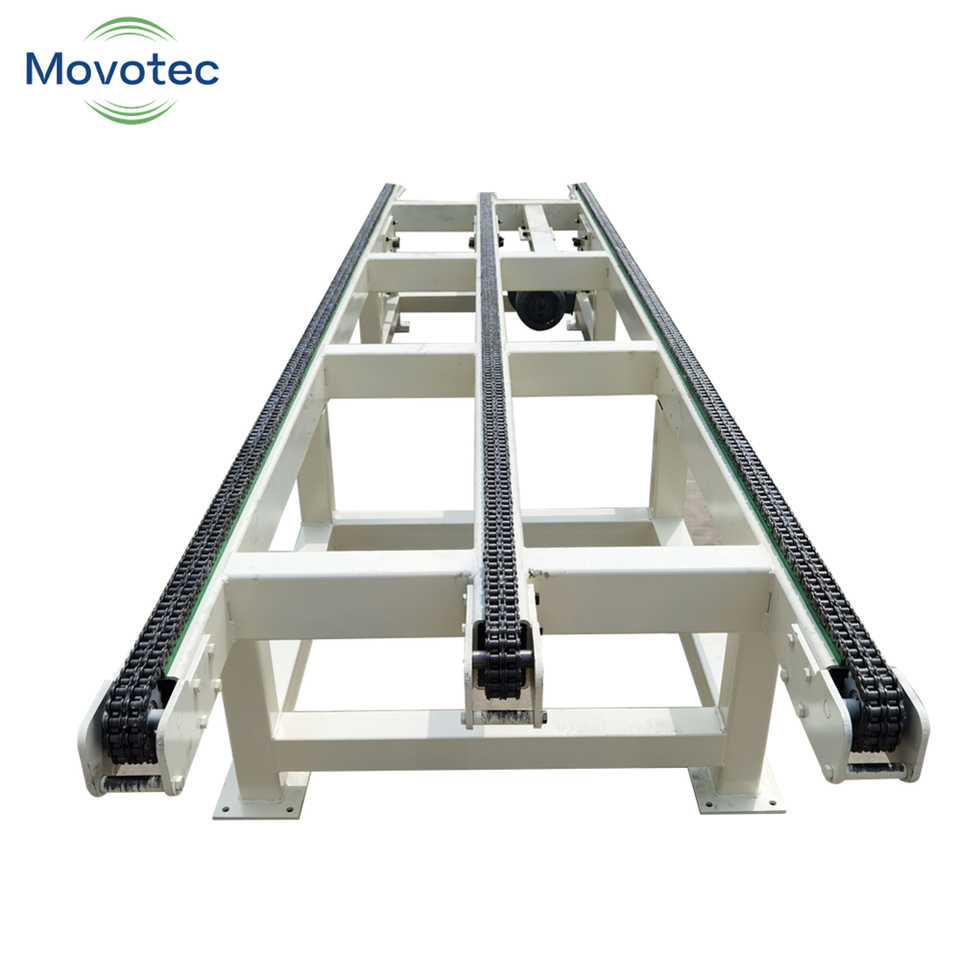 New Movotec Durable Pallet Chain Conveyor System with Adjustable Speed ...