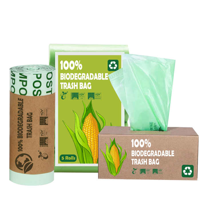 YURUI Wholesale 100% Compostable Corn Starch Dustbin Bags