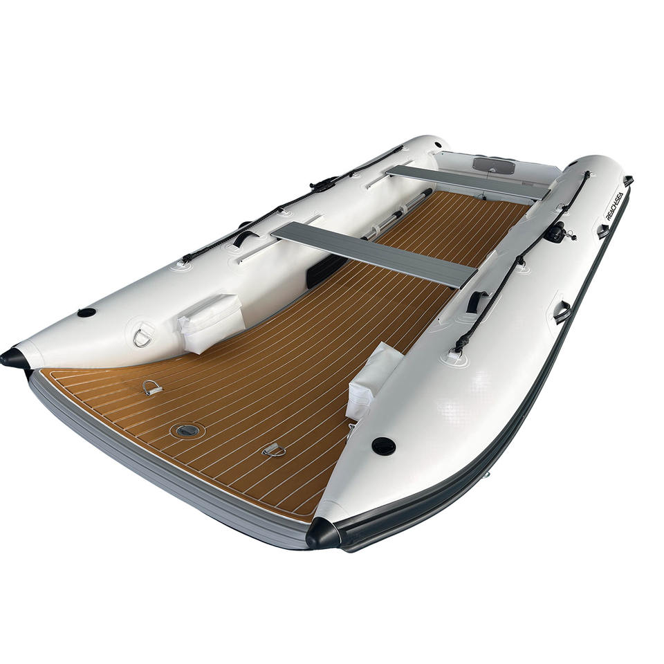 REACHSEA CAT380 380cm White & Brown Color Air Mat EVA Floor Inflatable ...