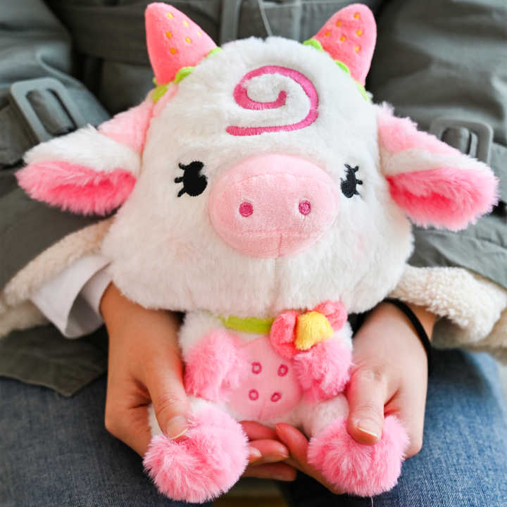 Plush Toys creator Custom Bull Plush Kawaii Soft Valentines Strawberry ...