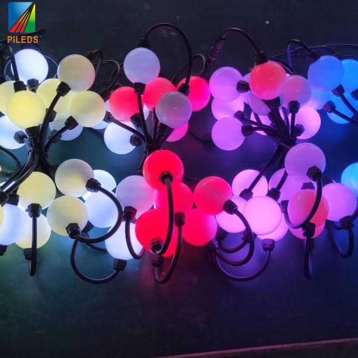 360 Degree 35mm 50mm 3D DMX/SPI RGB String LED Pixel Ball matrix Light ...