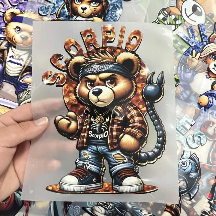 High Quality Custom DTF Vinyl Logo Plastisol Heat Transfers Bulk Screen ...