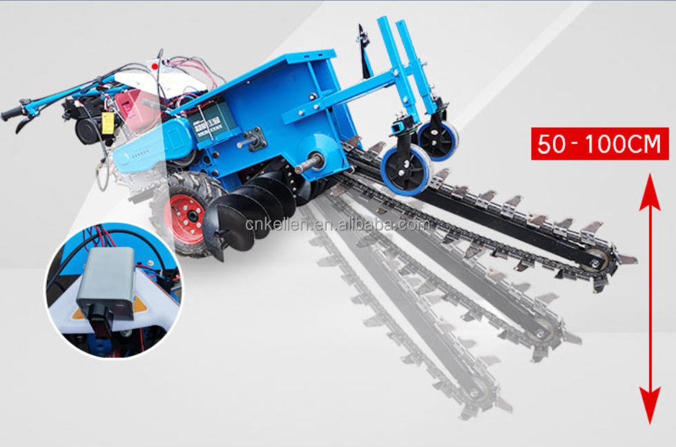 OEM Manufacturer Trench Excavator Ditch Mini Cable Trencher with CE ...