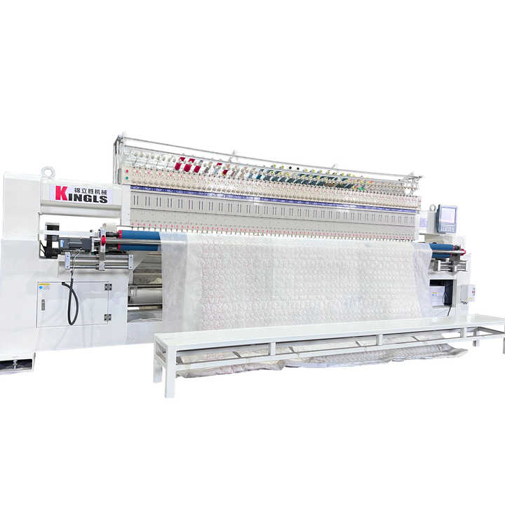 Multi Head Garment Bedspread Automatic Quilting and Embroidery Machine ...