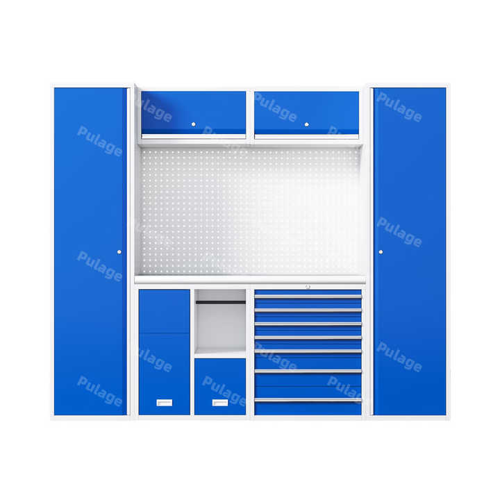 4 Unit Combined Modular Tool Cabinet | Heavy-Duty Steel Workbench ...