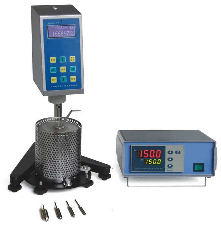 Digital Rotary Viscometer Viscosity Meter Gauge With High Temperature ...