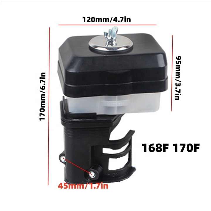 Multiple Models Oil-immersed Type Air Filter Assembly 168F 170F 173F ...