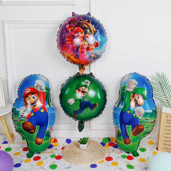 Mario Balloons - Fun Cartoon Party Decorations for Kids