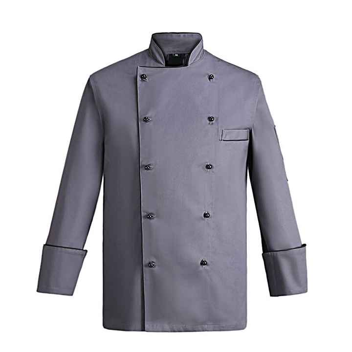 Chef Coat Grey Chef Jacket for men| Alibaba.com