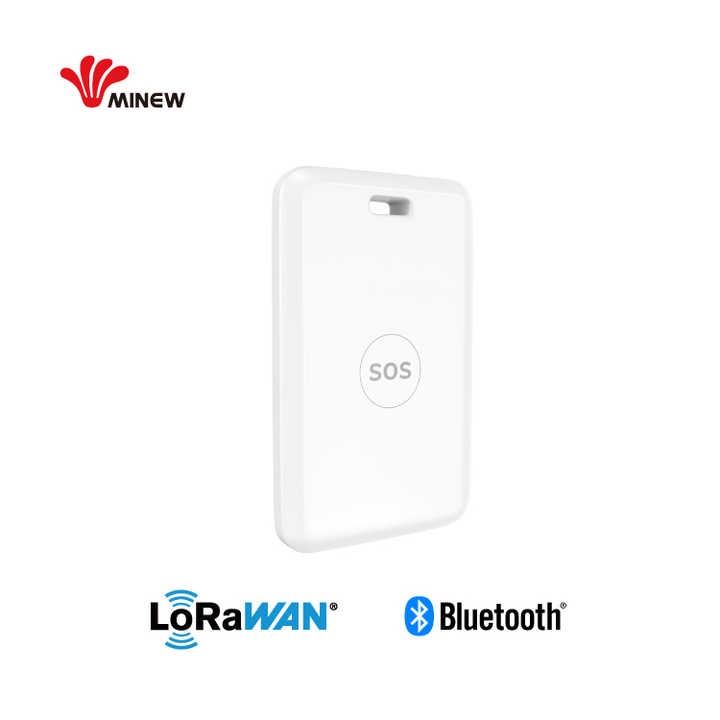 2KM Long Range Lorawan Personnel Badge Locator Lora Location Tracker ...