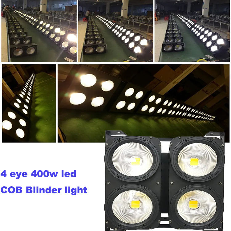 Professional 400W COB LED Matrix Light Warm White & Cold White Blinder ...