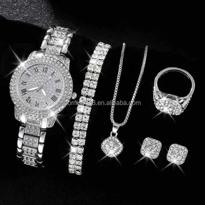 Hot Sell Gold Silver Rose Gold Alloy and Bling Rhinestone Necklace ...