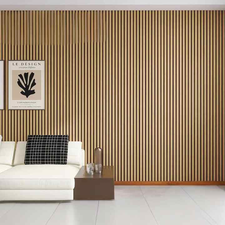 3D Fluted Wall Panel Peel and Stick Multi Colors Self Adhesive PVC Foam ...