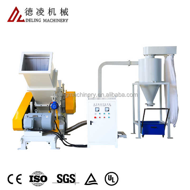 Deling Horizontal PVC Packaging Hose PP PE Corrugated Tube Crusher for ...