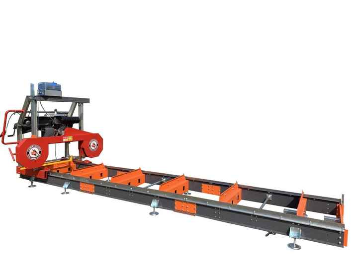 Forestry Machine Automatic Petrol Portable Horizontal Chainsaw Sawmill ...