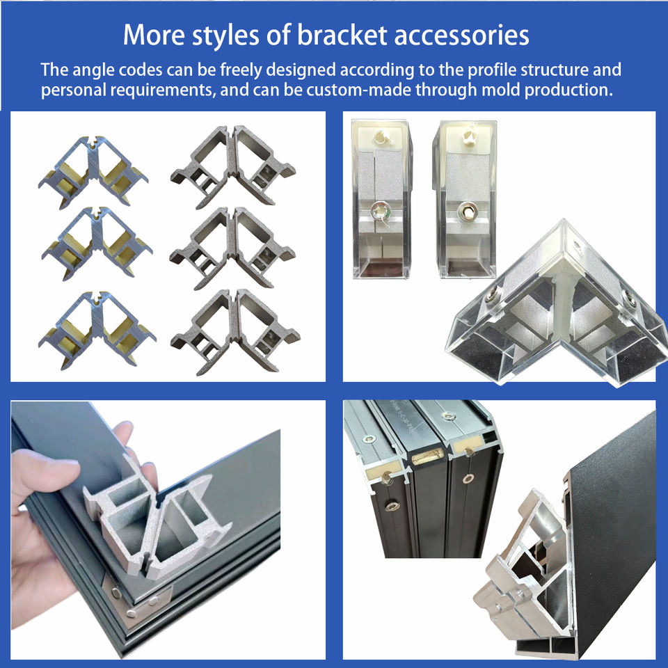 High-quality Aluminum Profile Fittings, Modern Design, New-style UPVC ...