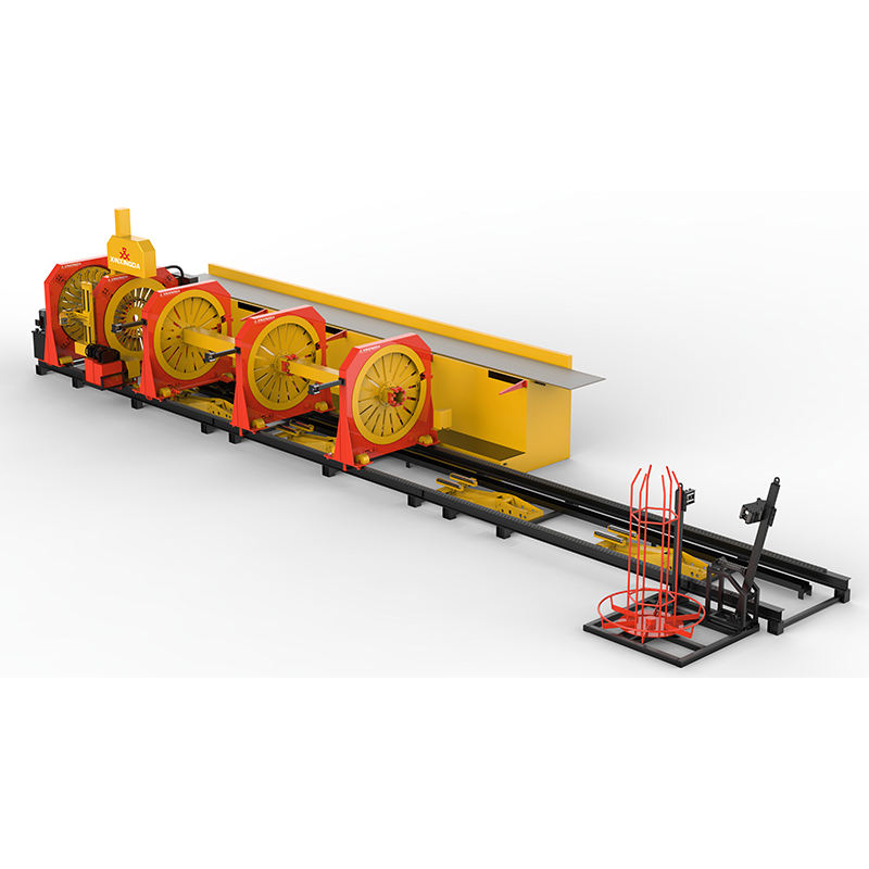 Intelligent Control Steel Cage Rolling Welding Machine with Lathe ...